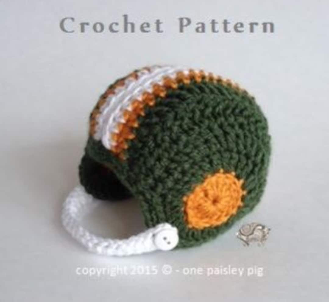 CROCHET PATTERN - Baby's First Football Helmet in 3 Sizes! / Football ...