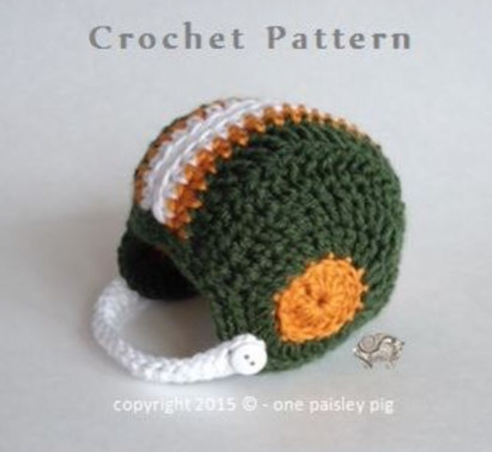 CROCHET PATTERN - Baby's First Football Helmet in 3 Sizes! / Football ...