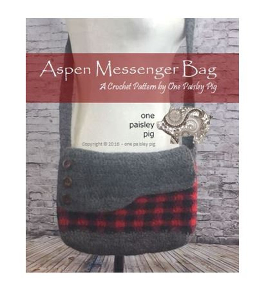 Aspen Messenger Bag - Instant Download PDF CROCHET PATTERN - Etsy