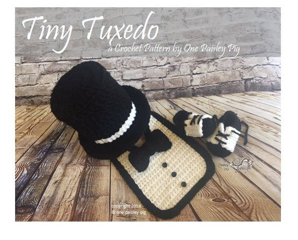 Tiny Tuxedo for Baby 3 Piece PDF CROCHET PATTERN | Etsy