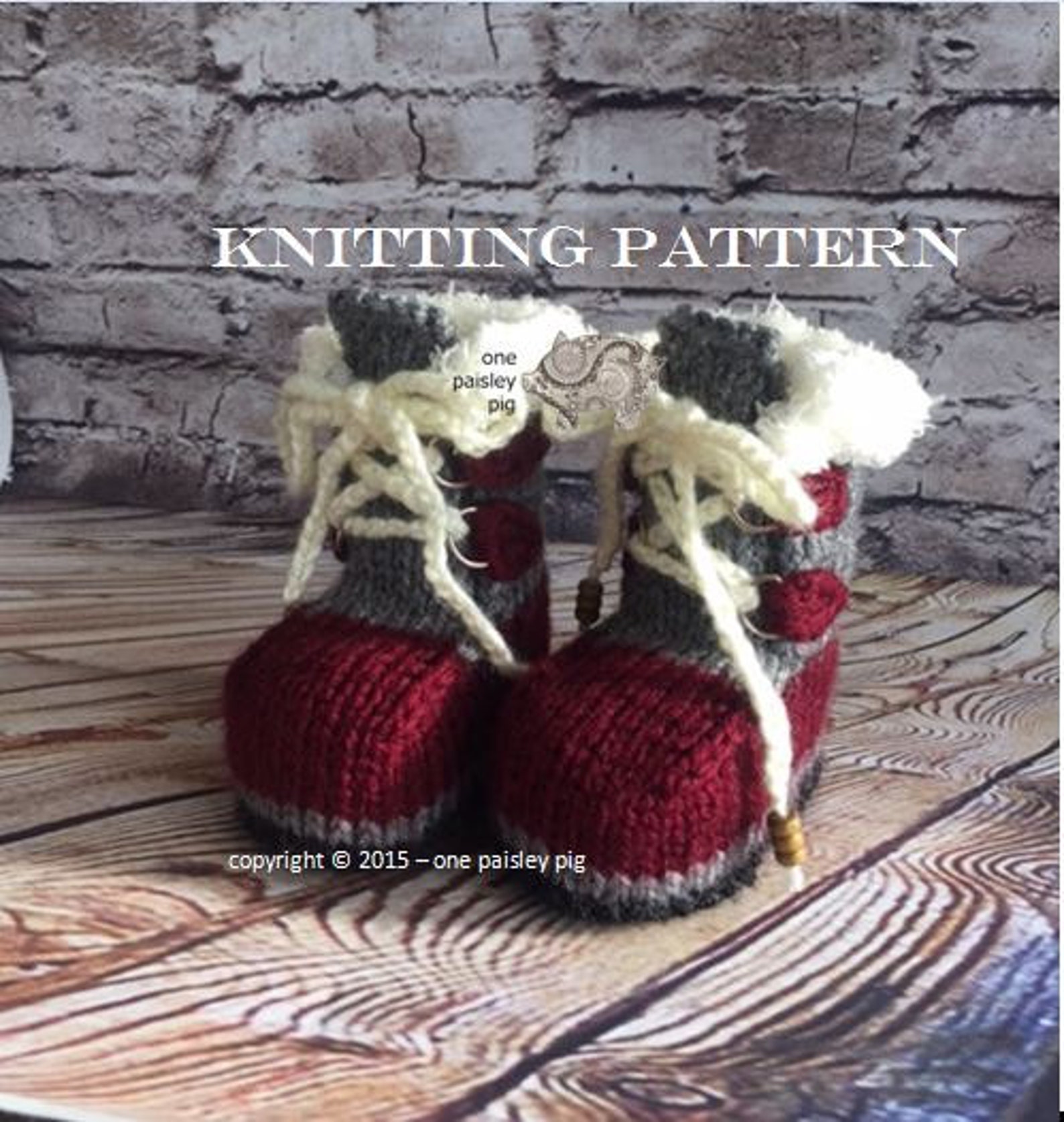 KNITTING PATTERN - Baby's First Expedition - Winter Boots - PDF Instant ...