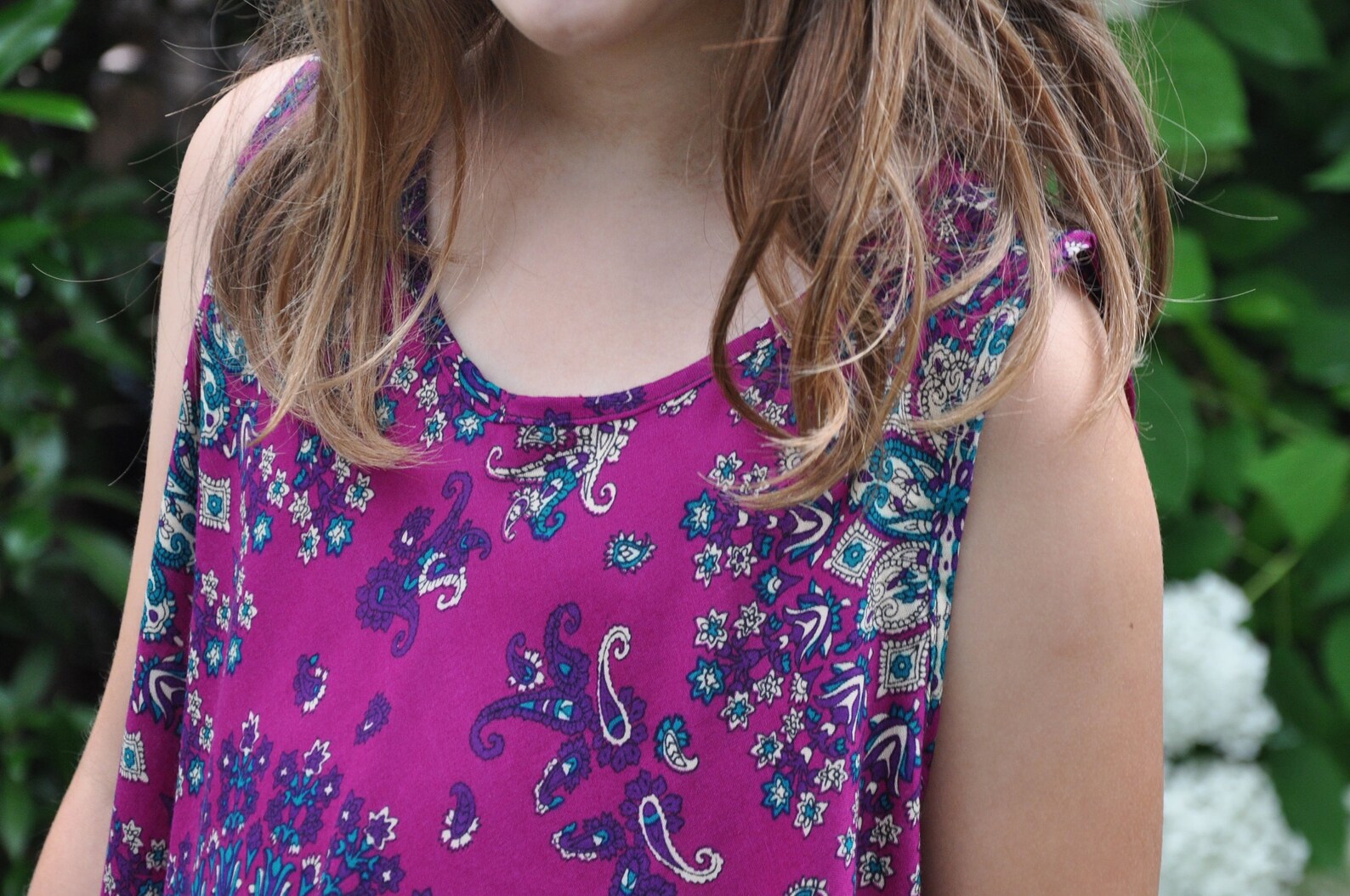 Cute Summer Top for Girls With Floral Pattern - Etsy