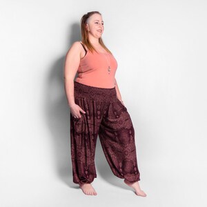 PLUS SIZE XXL Pants Red With Pockets - Etsy
