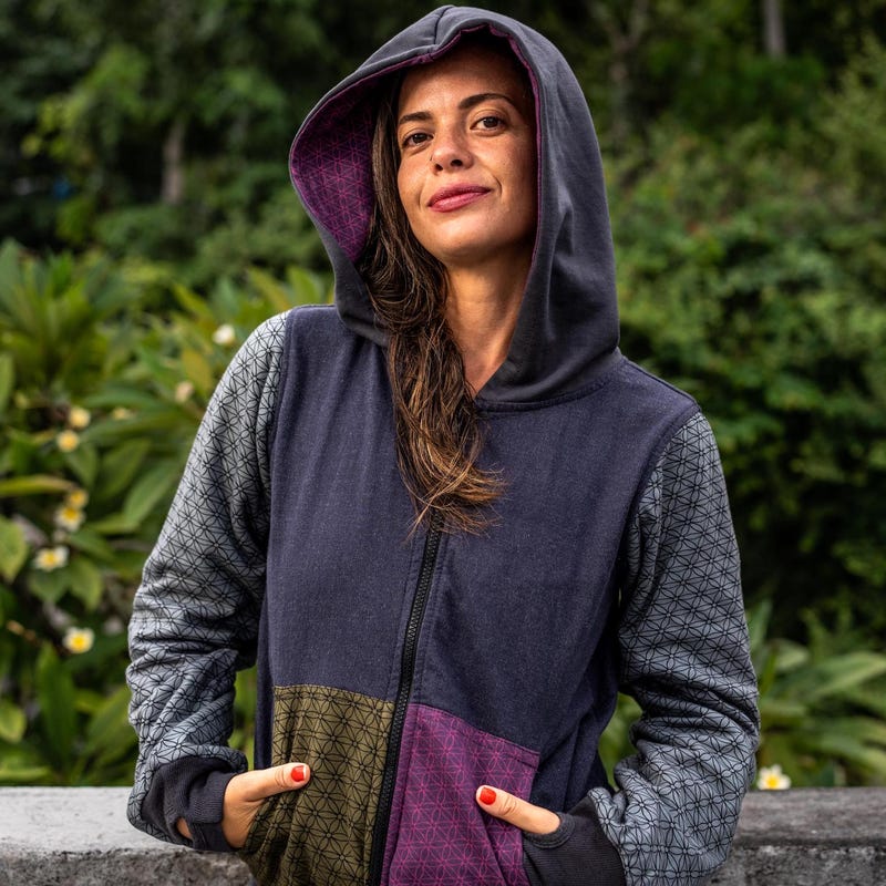 Patchwork Hoodie - Etsy