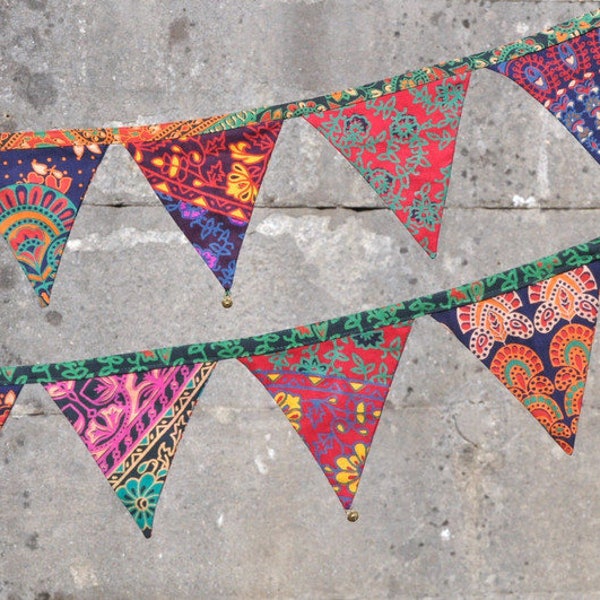 Colourful Bunting - Etsy