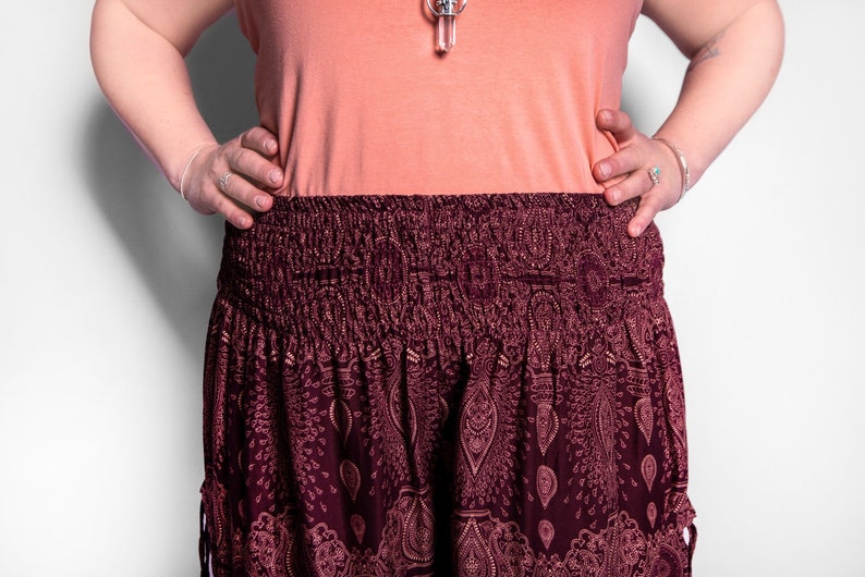 PLUS SIZE XXL Pants Red With Pockets - Etsy