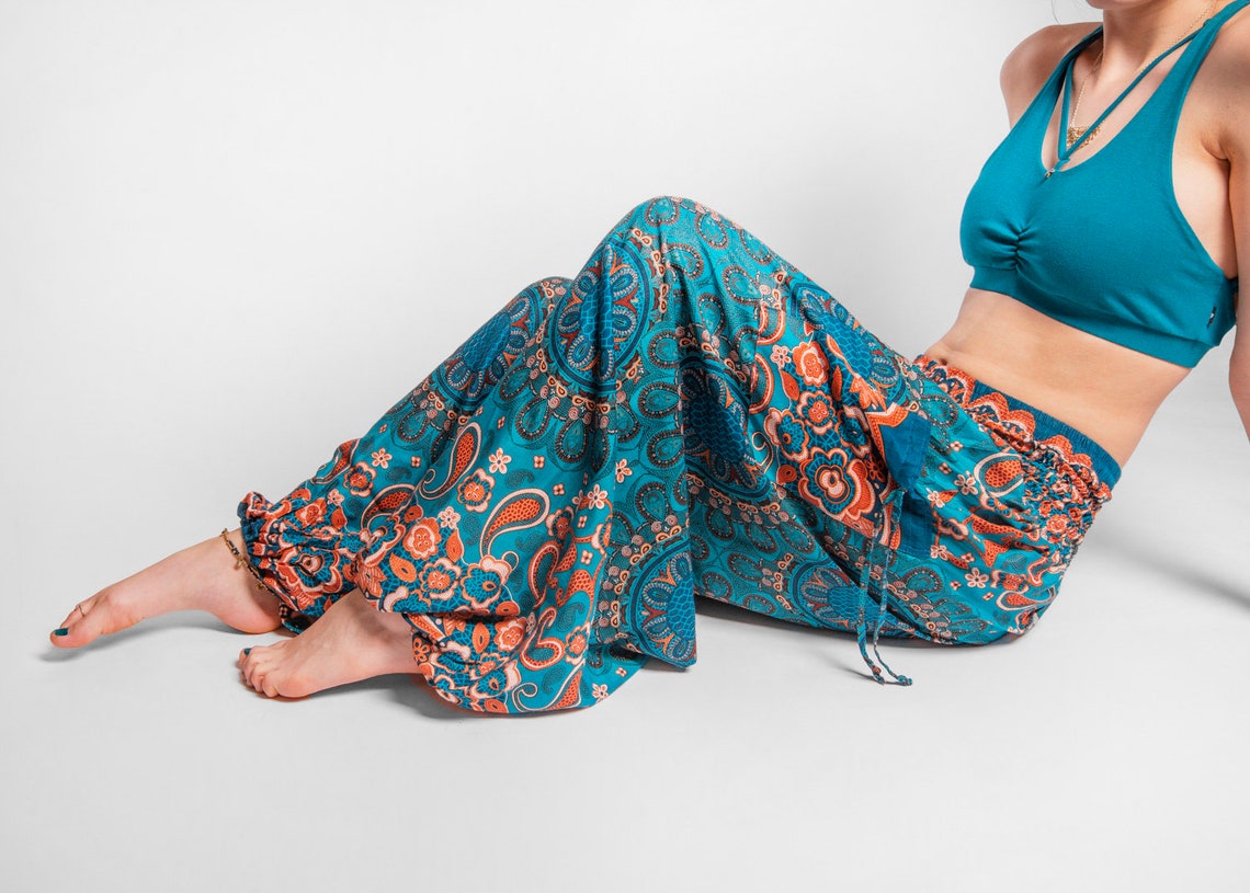 Colorful Pants With 2 Pockets | Etsy