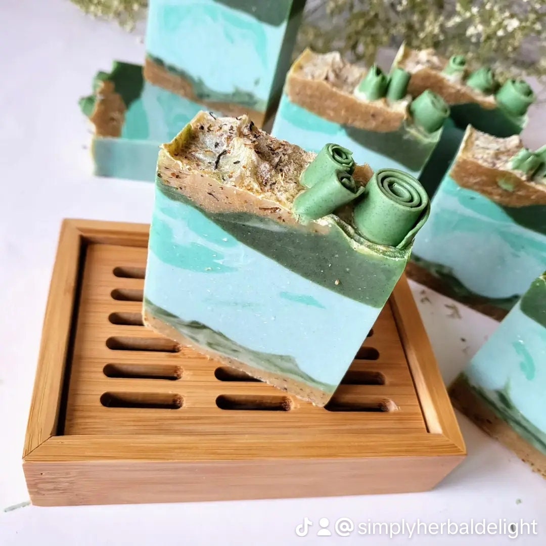 Bamboo Soap Holder.Natural Bamboo Soap Tray.Double layer Bamboo Soap ...