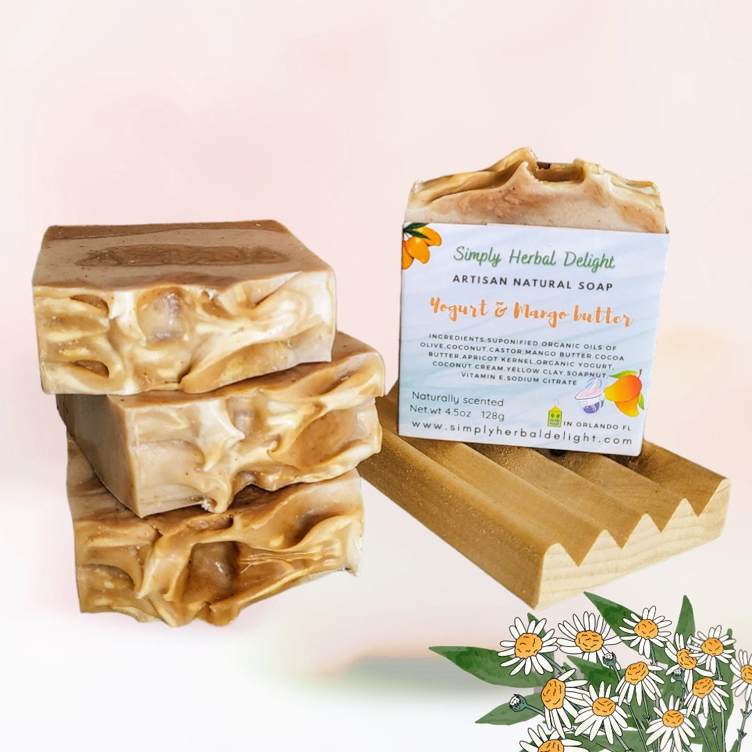 Yogurt Mango Butter Artisan Soap.coconut Cream Yogurt Natural Soap ...