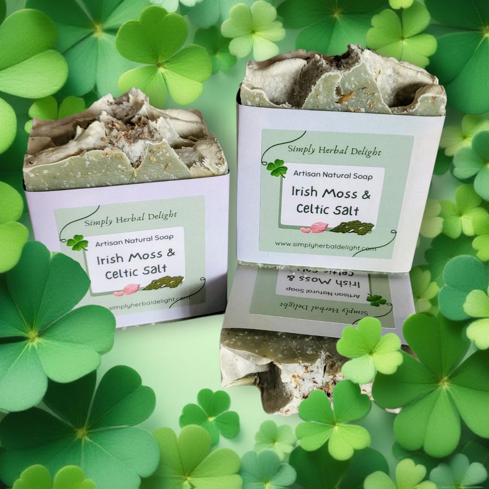 Irish Moss and Celtic Salt Artisan Soap.sea Salt Spirulina Handmade ...