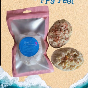 Happy Feet Sea Salt Scrub Soap.foot Exfoliating Salt Soap.sheep Milk ...