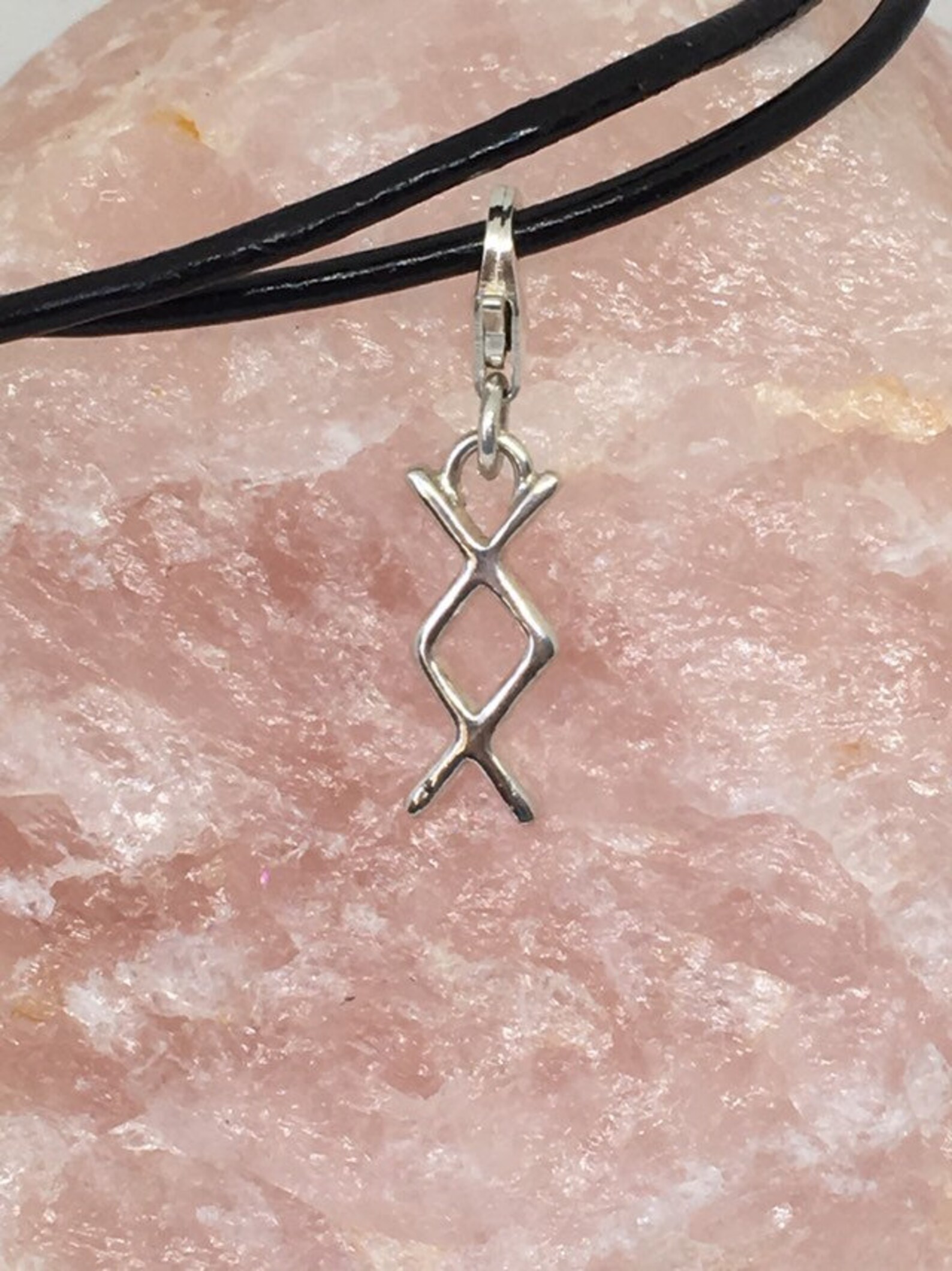 Inguz fertility Rune Viking Nordic Charm Bracelet Silver | Etsy