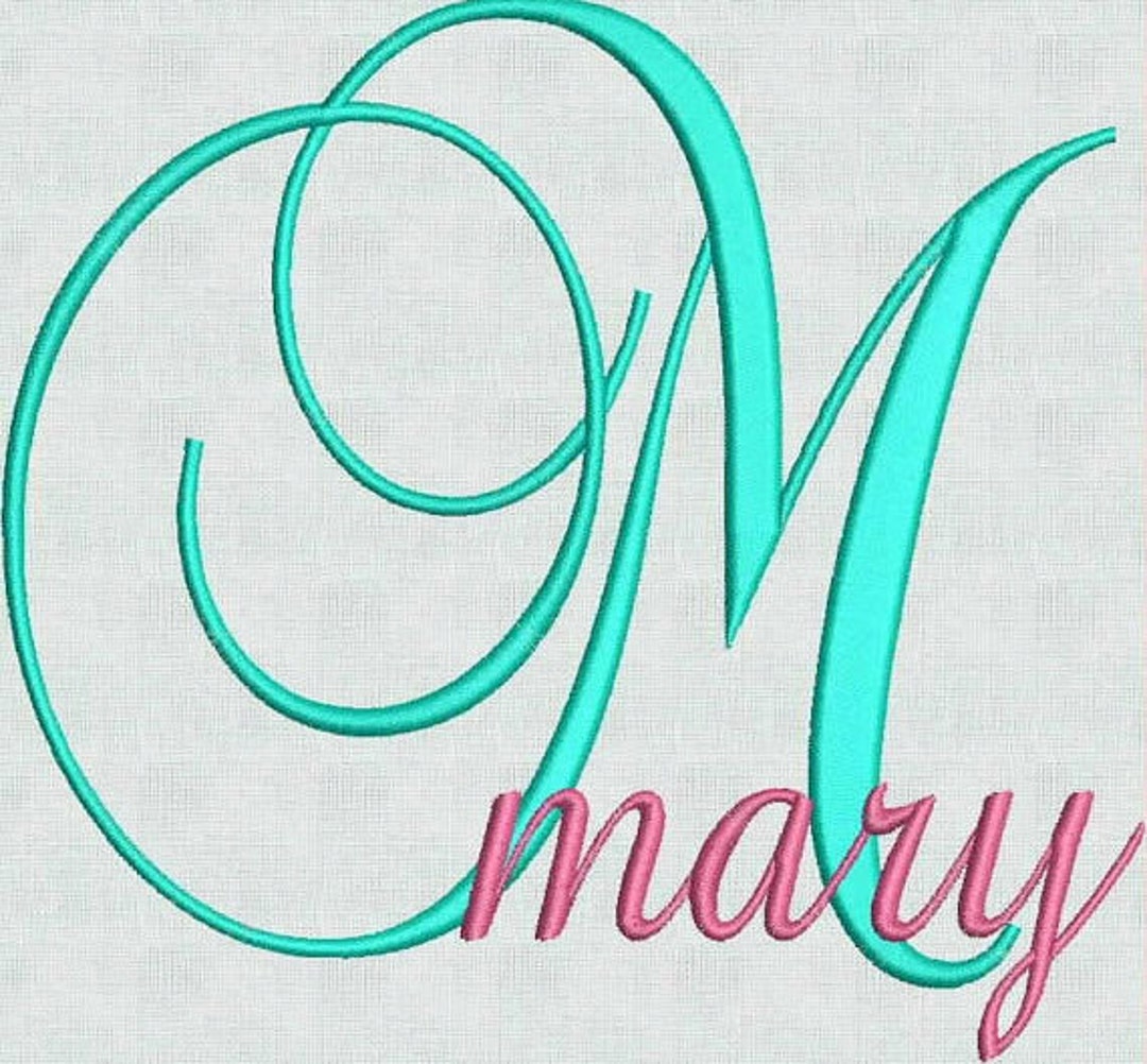 HUGE SALE! Instant Download Machine Embroidery Designs Fancy Script ...