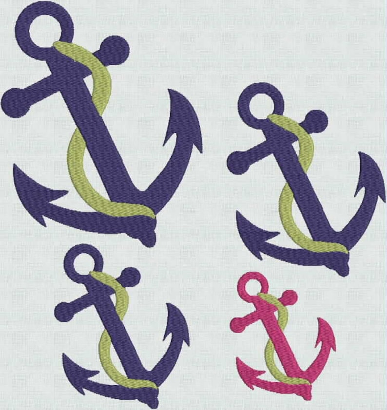 HUGE SALE Embroidery Machine Designs Nautical Anchor Designs - Etsy