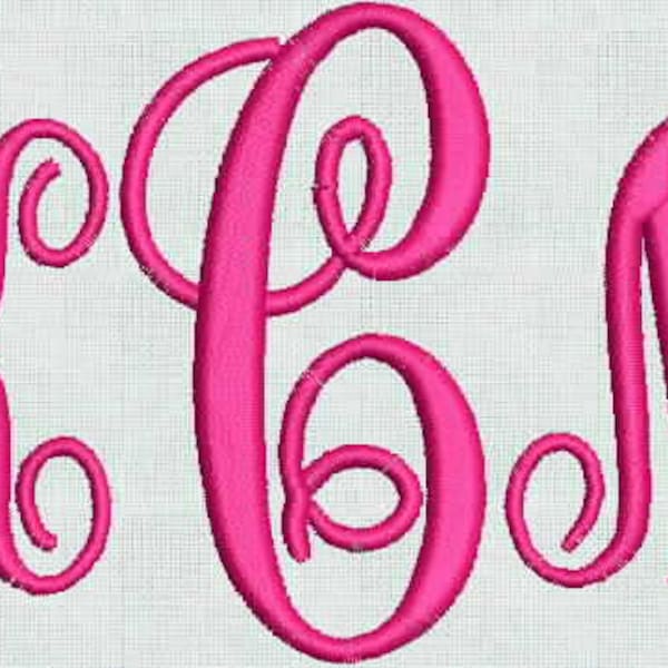 Fancy Intertwined Font - Etsy