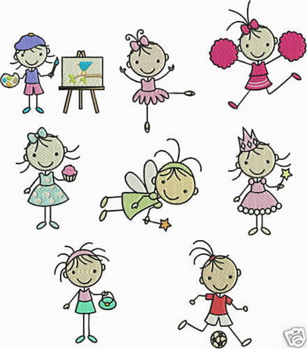 INSTANT Download PES FORMAT Only Machine Embroidery Designs 8 Stick ...