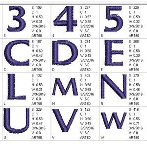Instant Download Embroidery Machine Designs Font Monogram Alphabet ...