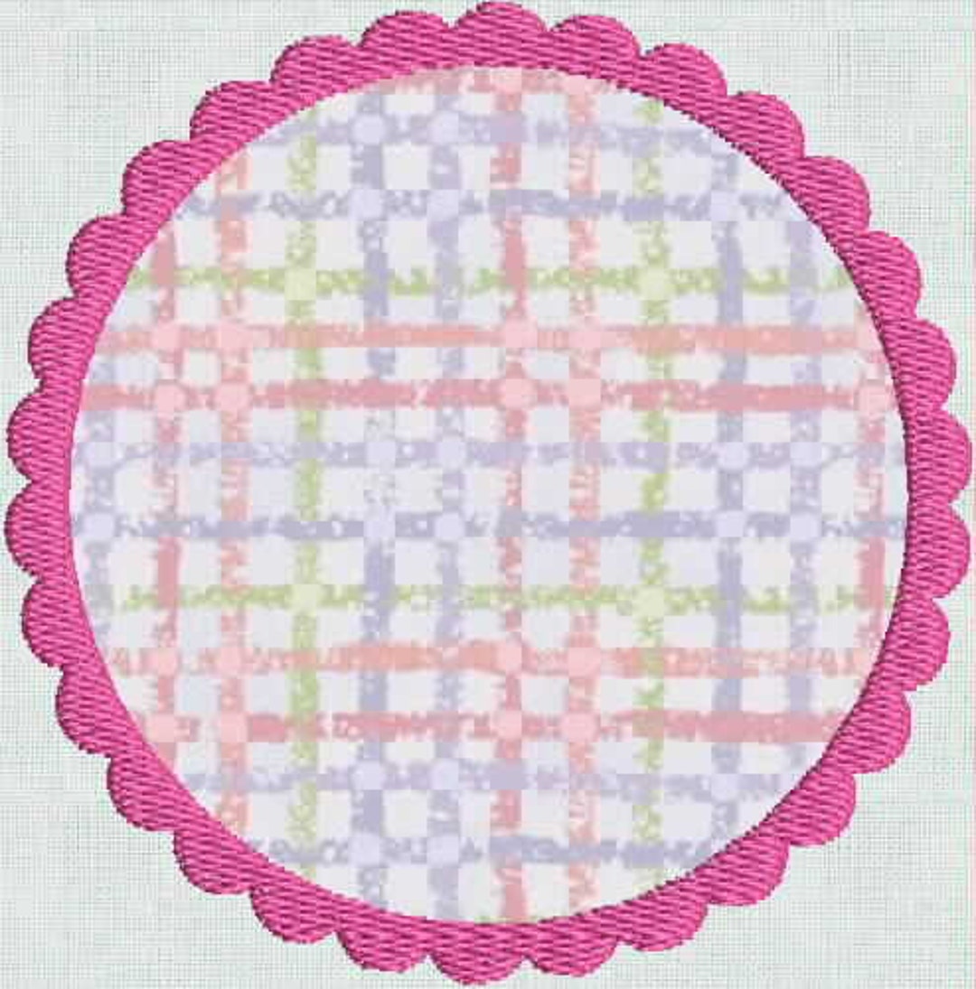 HUGE Sale Instant Download Machine Embroidery Applique Scallop Frame ...