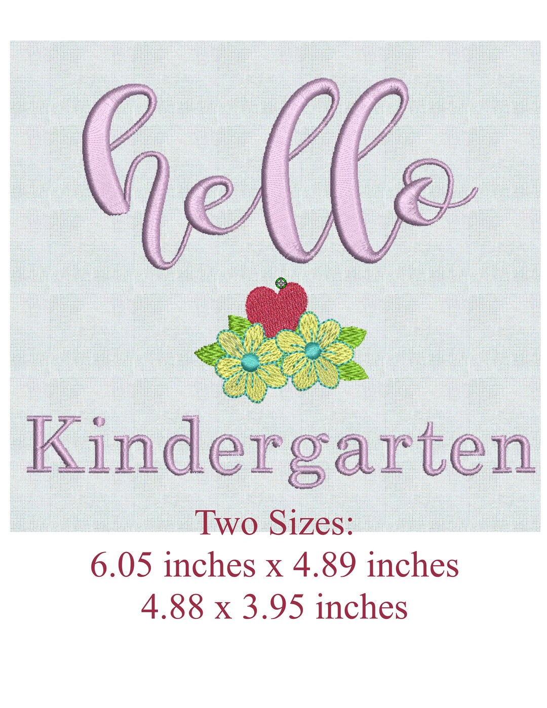 Kindergarten Design Instant Download Embroidery Machine Pes Designs ...