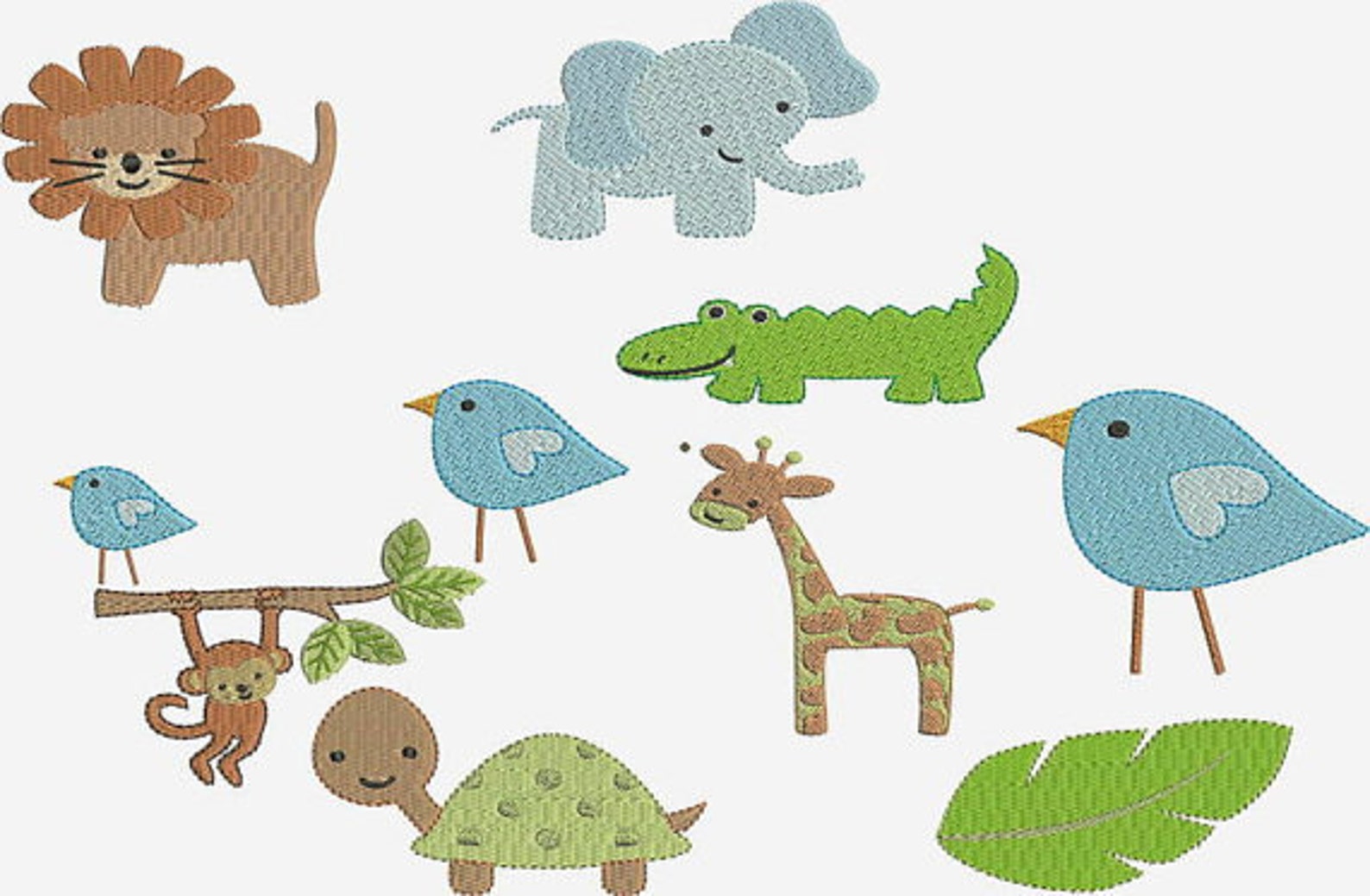 HUGE Sale INSTANT Download PES Machine Embroidery Designs Safari Jungle ...