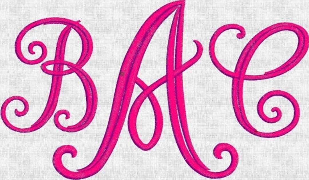 HUGE SALE! Instant Download Embroidery Machine Designs Font Monogram ...