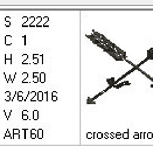 HUGE SALE! Instant Download Embroidery Machine Pes Designs Arrow and ...
