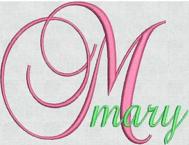 HUGE SALE! Instant Download Machine Embroidery Designs Fancy Script ...
