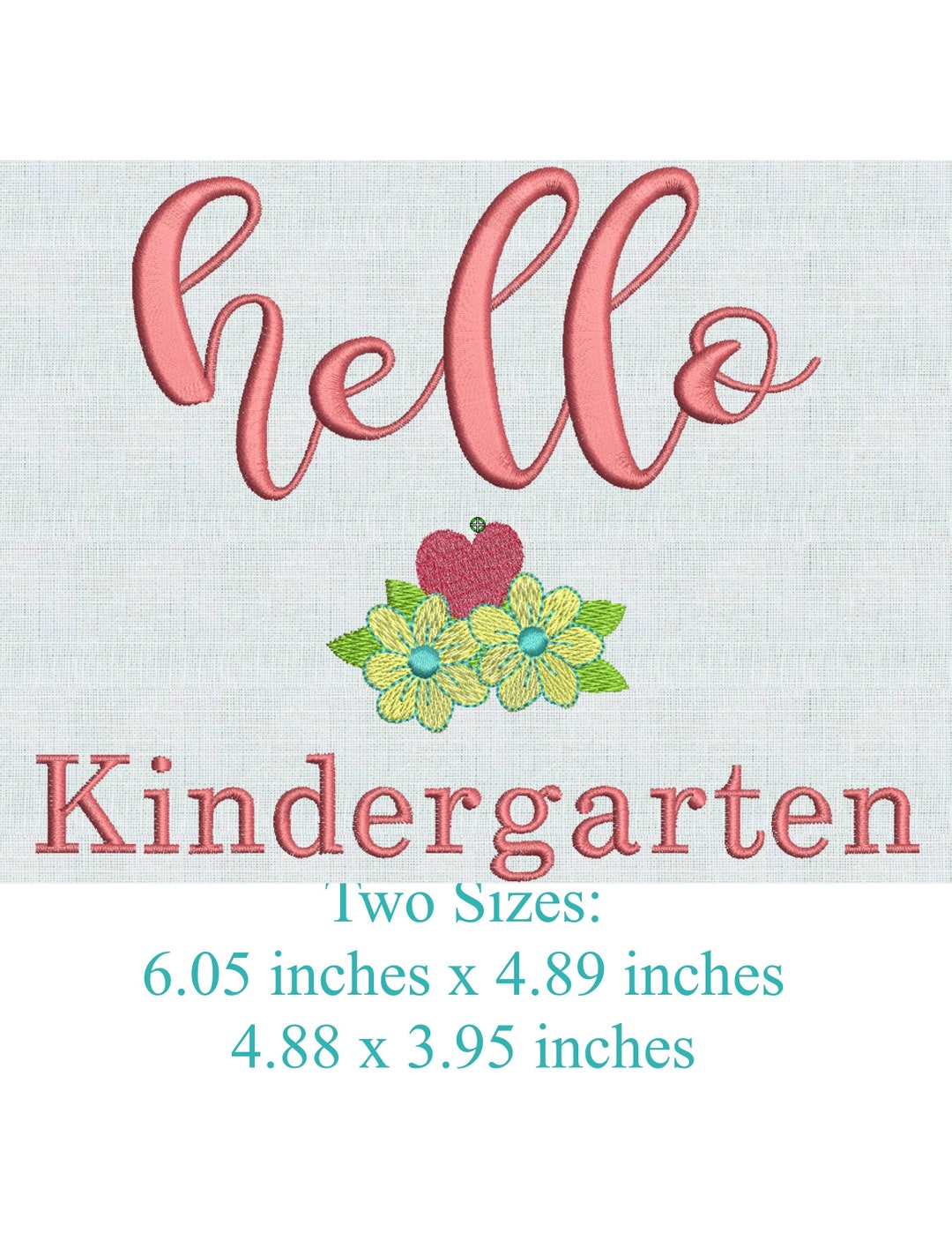 Kindergarten Design Instant Download Embroidery Machine Pes Designs ...