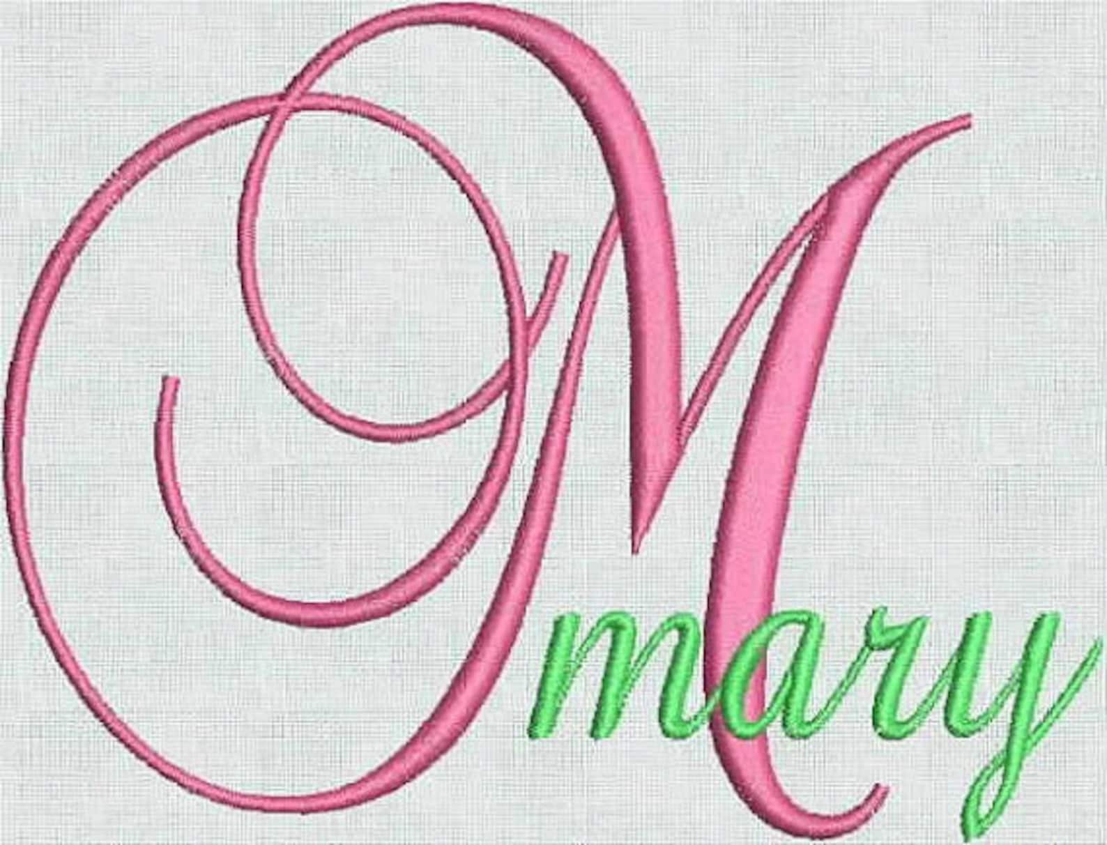 HUGE SALE! Instant Download Machine Embroidery Designs Fancy Script ...