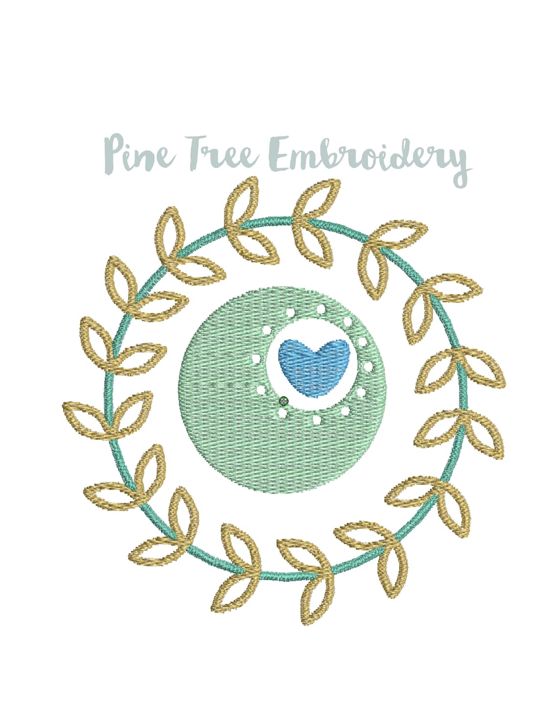 Huge Sale Boho Embroidery PES designs Moon wreath heart for | Etsy