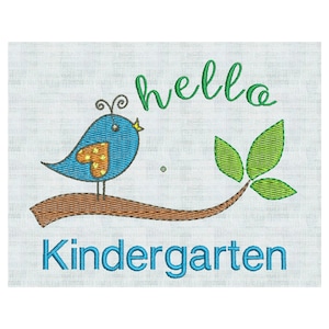 Kindergarten Design Instant Download Embroidery Machine Pes Designs ...
