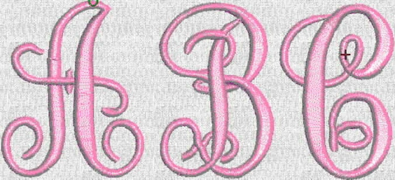 HUGE SALE! Machine Embroidery Fonts Alphabet Fancy Monogram Letters One ...