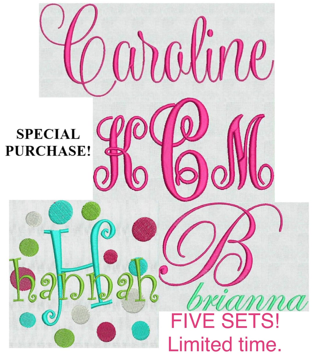 5 Sets! PES HUGE SALE! Instant Download Machine Embroidery Designs ...