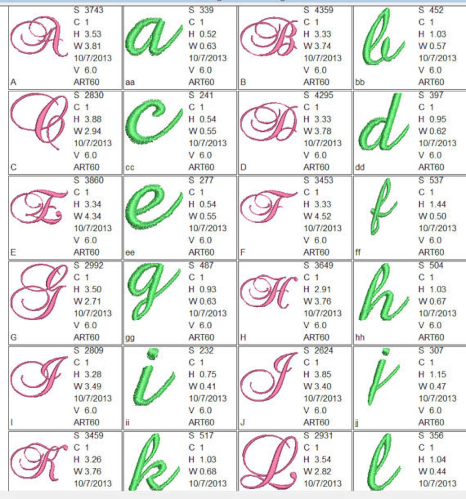 HUGE SALE! Instant Download Machine Embroidery Designs Fancy Script ...