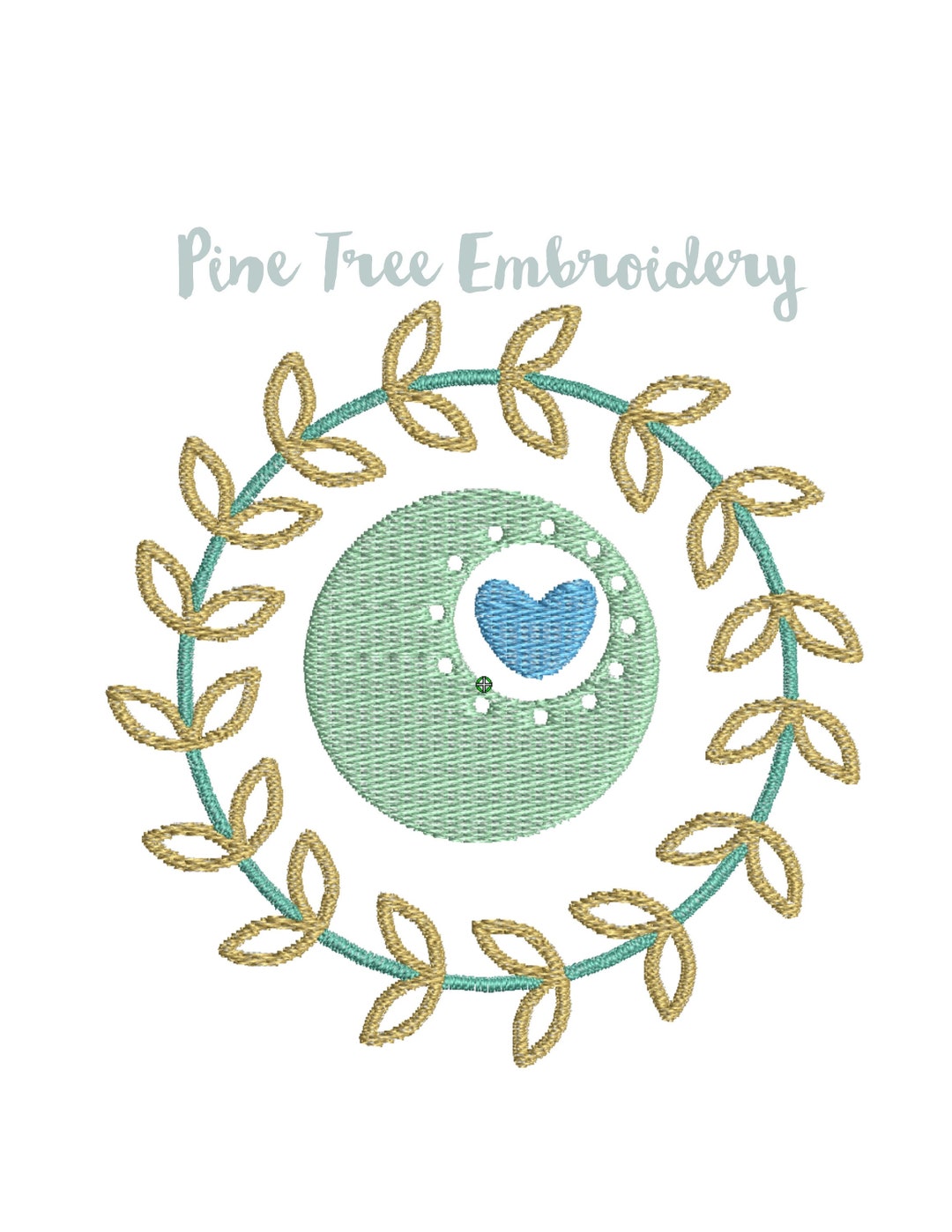 Huge Sale! Boho Embroidery PES Designs Moon Wreath Heart for Clothing ...