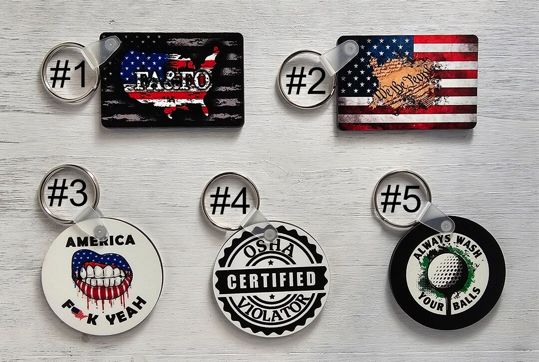 Keychains Sublimated - Etsy