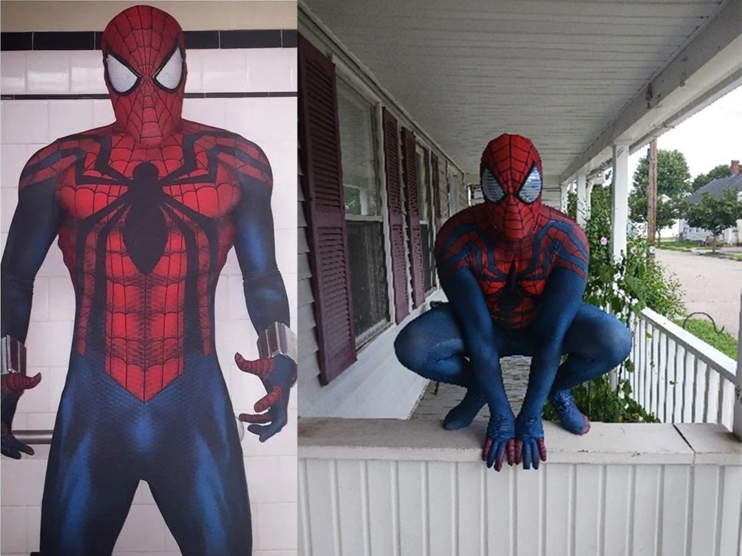 Halloween Scarlet Ben Reilly Spiderman Cosplay Costume - Etsy