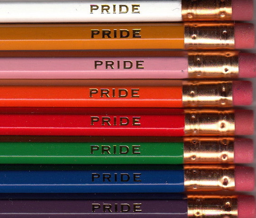PRIDE PENCIL RAINBOW - Etsy