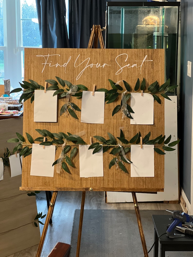 Rustic Wedding Seating Chart - Etsy