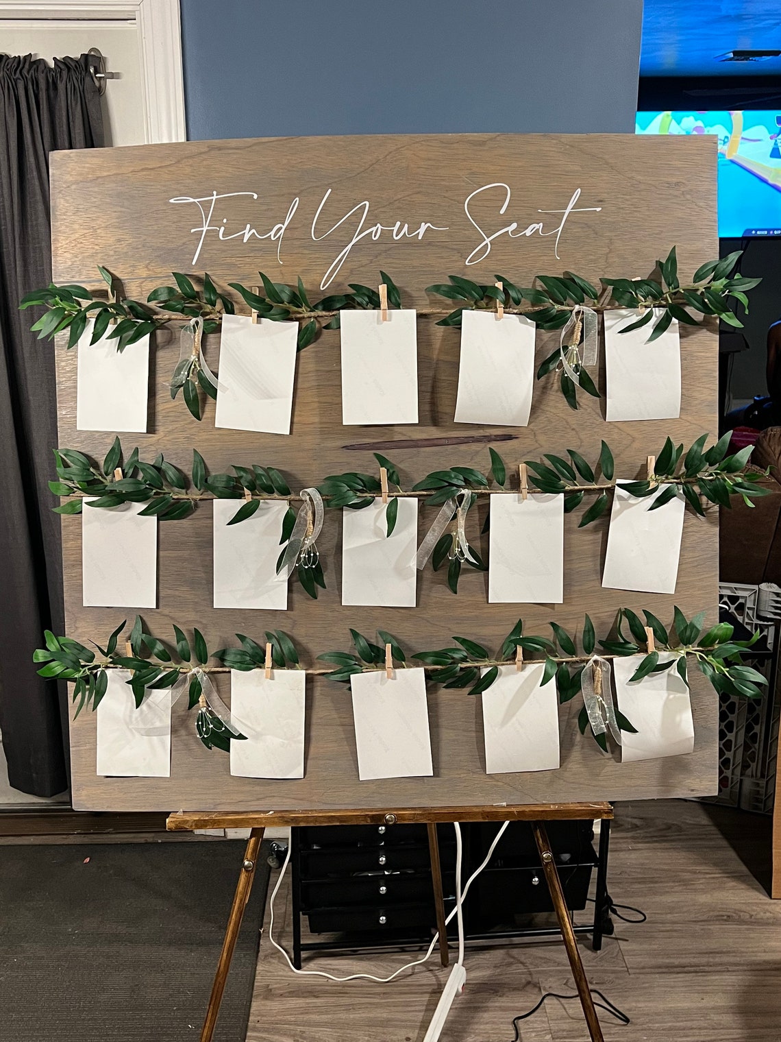 Rustic Wedding Seating Chart - Etsy