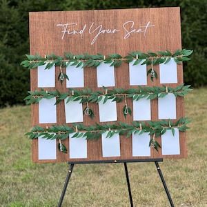 Rustic Wedding Seating Chart - Etsy