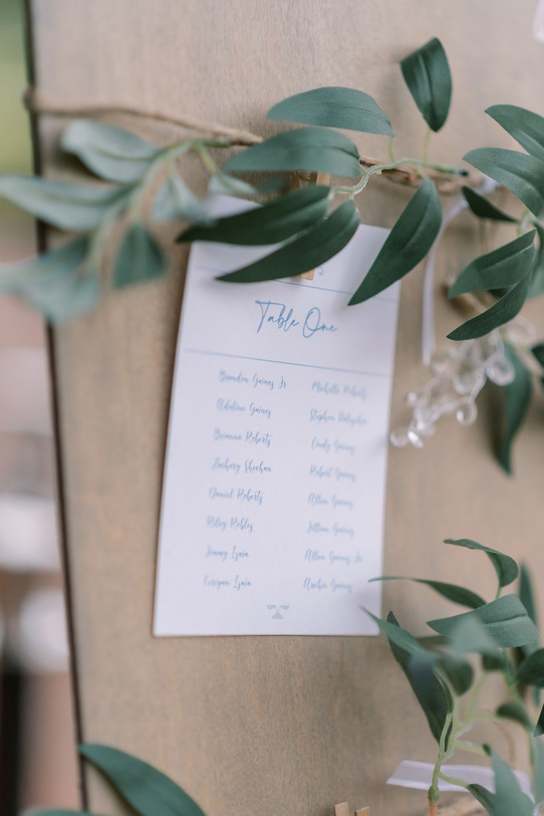 Rustic Wedding Seating Chart - Etsy