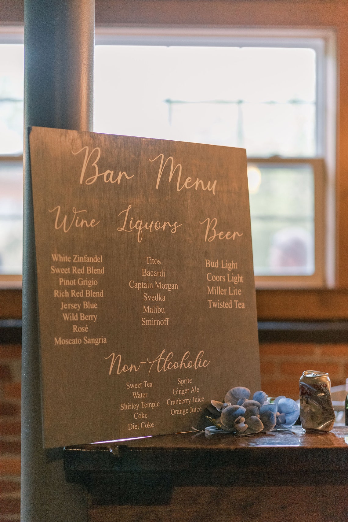 Rustic Bar Menu - Etsy