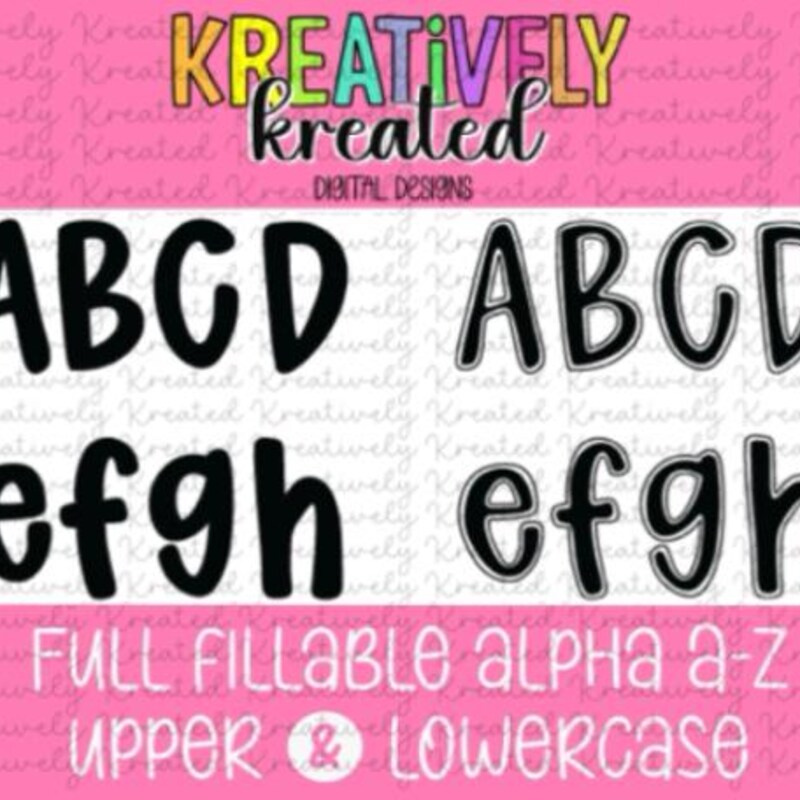Doodle Alpha - Etsy