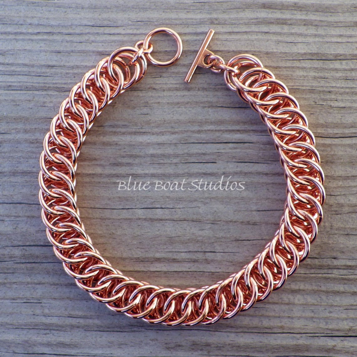 Copper Chainmaille Bracelet Chainmaille Jewelry Copper Bracelet Copper ...