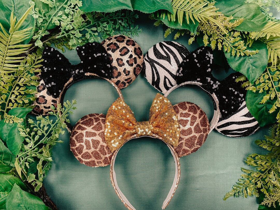 Animal Print Mouse Ears - Etsy