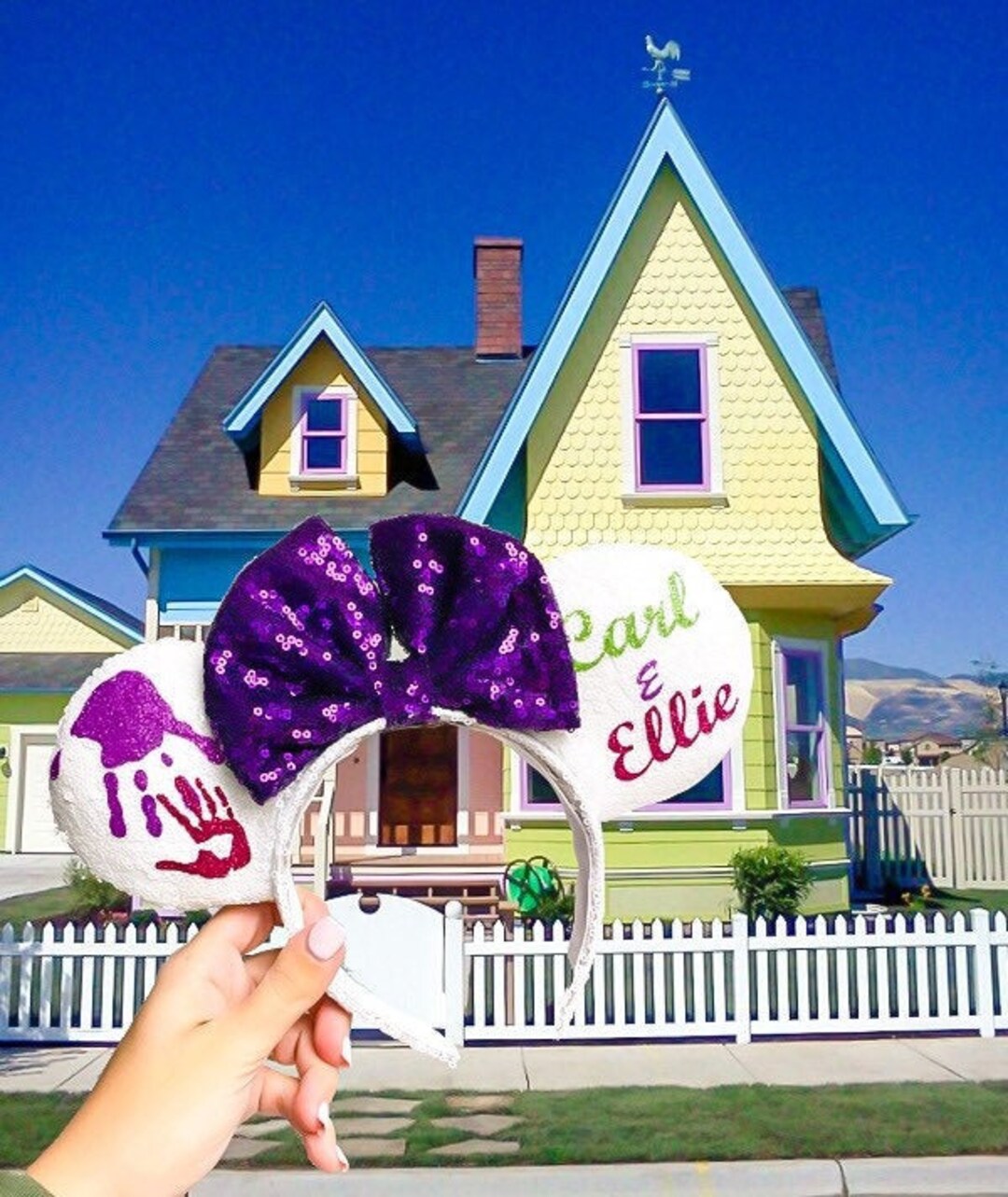 Carl & Ellie Mouse Ears - Etsy