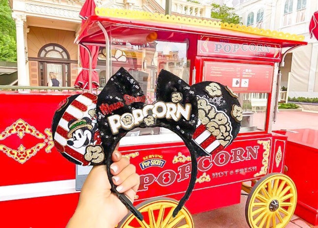 Main Street Popcorn Mouse Ears - Etsy