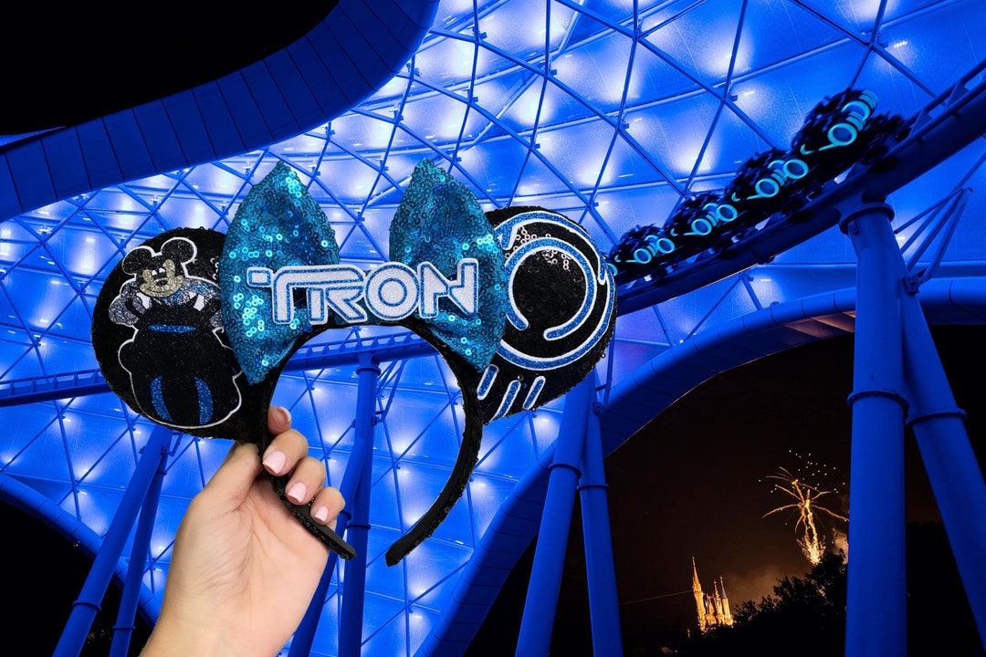 Tron Mouse Ears - Etsy