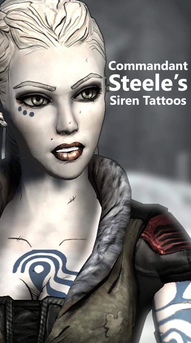 Commandant Steele's Siren Tattoos - Etsy
